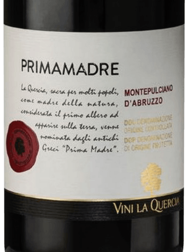 Vini La Quercia Prima Madre Montepulciano d'Abruzzo | Vivino Brasil