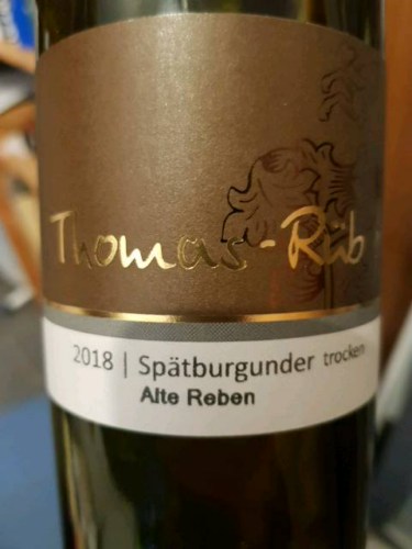 Thomas Rüb Alte Reben Spätburgunder Trocken | Vivino US