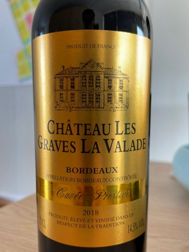 Château Les Graves La Valade Cuvée Prestige | Vivino US