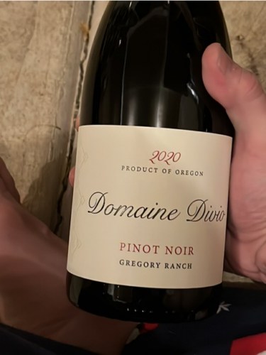 Domaine Divio Gregory Ranch Pinot Noir | Vivino English