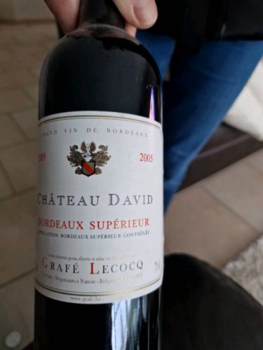 Grafé Lecocq Château David Bordeaux Supérieur | Vivino Brasil