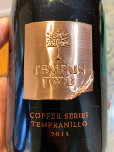 Tempus Two Copper Series Tempranillo | Vivino