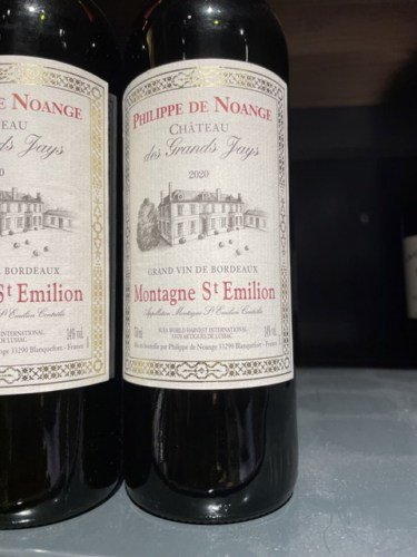 Philippe de Noange Château des Grands Jays Montagne St Émilion | Vivino US