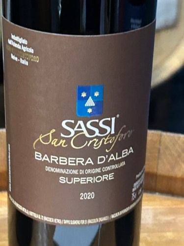 Sassi San Cristoforo Barbera d’Alba Superiore | Vivino US