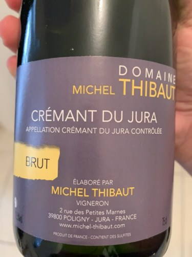 Michel Thibaut Crémant du Jura Brut | Vivino US
