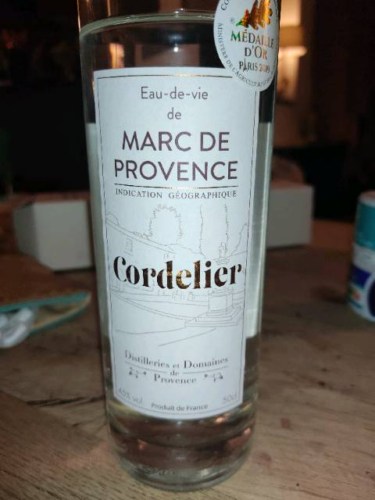 Domaines de Provence Cordelier Vieux Marc de Provence | Vivino US