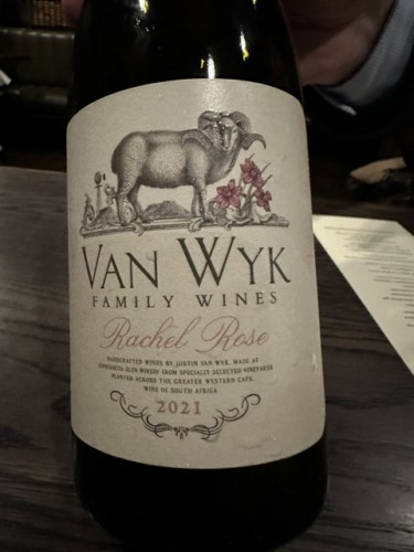 Van Wyk Rachel Rosé | Vivino US