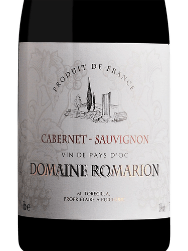 Domaine Romarion Cabernet Sauvignon | Vivino US