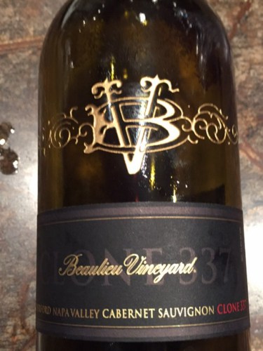 2018 Beaulieu Vineyard (BV) Reserve Clone 337 Cabernet Sauvignon ... 2018 Beaulieu Vineyard (BV) Reserve Clone 337 Cabernet Sauvignon ...
