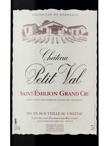 2012 Château Petit Val Saint-Émilion Grand Cru | Vivino US