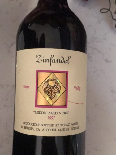 Topaz Wines Middle Aged Vines Zinfandel | Vivino US