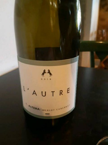 Les Vins Altera L'Autre Merlot - Cabernet | Vivino France