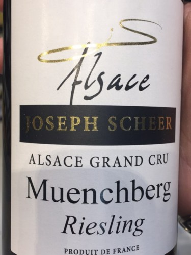 Joseph Scheer Riesling Alsace Grand Cru 'Muenchberg' | Vivino US