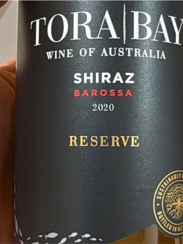 Tora Bay Reserve Shiraz | Vivino US