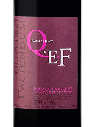 Jerome Quiot Méditerranée QEF Red | Vivino Canada