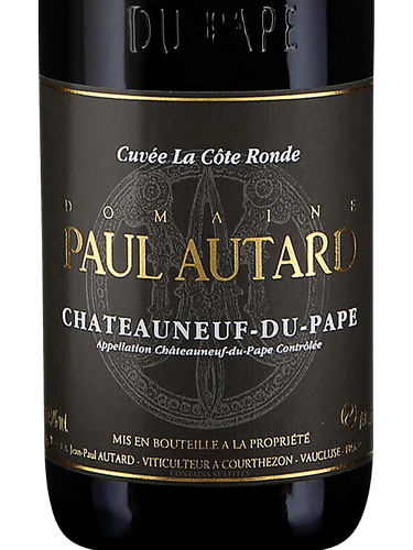 2019 Paul Autard Cuvée La Côte Ronde Châteauneuf-du-Pape | Vivino ...