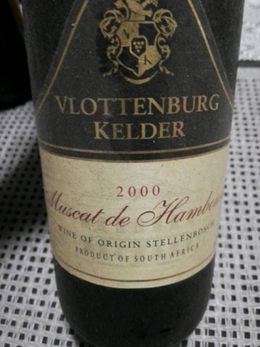 Vlottenburg Kelder Muscat de Hambourg | Vivino Australia