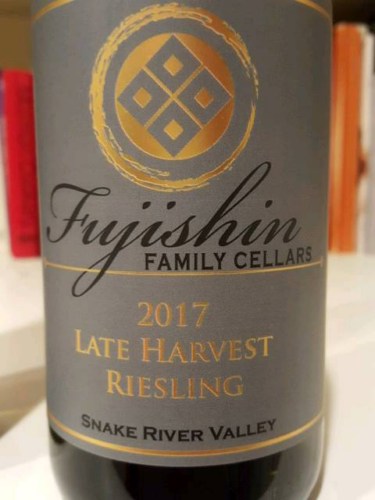 2018 Fujishin Family Cellars Late Harvest Reisling | Vivino