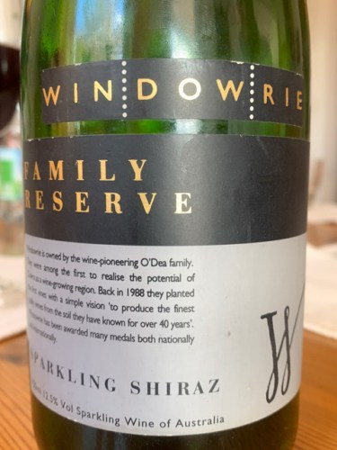 Windowrie Family Reserve Sparkling Shiraz | Vivino US