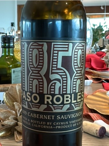 2019 Caymus Vineyards 1858 Cabernet Sauvignon | Vivino English