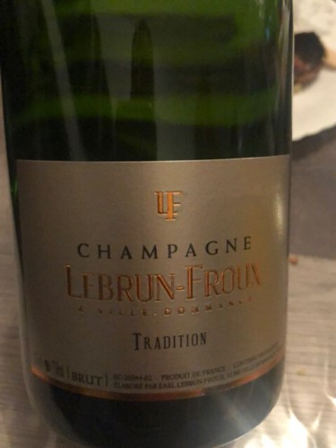 Lebrun-Froux Tradition Brut Champagne | Vivino Australia