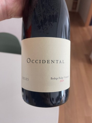 2019 Occidental Bodega Ridge Vineyard | Vivino US