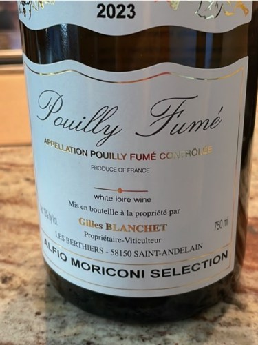 Gilles Blanchet Alfio Moriconi Selection Pouilly-Fumé | Vivino US