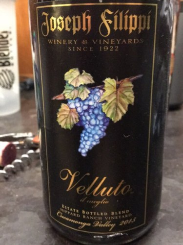 Joseph Filippi Hippard Ranch Vineyard Velluto Il Meglio | Vivino English