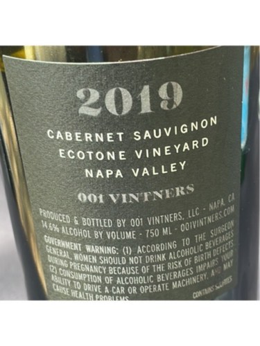 001 Vintners Ecotone Vineyard Cabernet Sauvignon | Vivino US