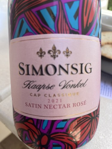 Simonsig Kaapse Vonkel Satin Nectar Rosé | Vivino
