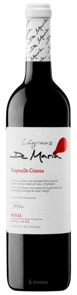 Bodegas Zinio Lágrimas de María Crianza Tempranillo | Vivino US