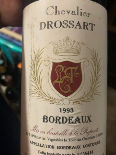La Tour des Chevaliers Chevalier Drossart Bordeaux | Vivino US