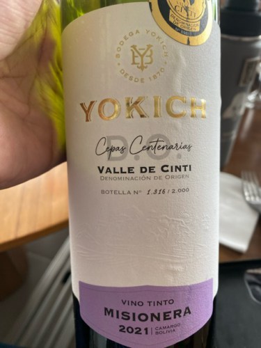 Bodega Yokich Misionera Tinto | Vivino Australia