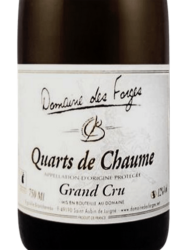 Domaine des Forges - Branchereau Quarts de Chaume Grand Cru | Vivino ...