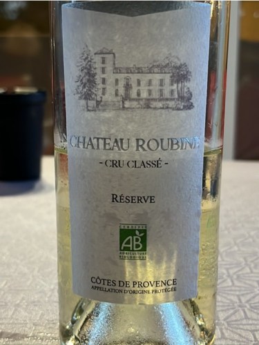 Château Roubine Reserve Côtes de Provence Blanc (Cru Classé) | Vivino US
