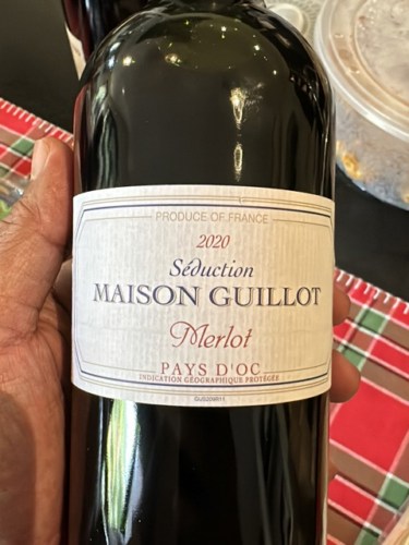 Jean Guillot Séduction Merlot | Vivino English