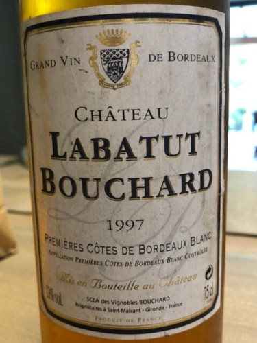 Château Labatut Bouchard Premières Côtes de Bordeaux Blanc | Vivino 日本