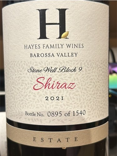 Hayes Family Wines Stone Well Block 9 Shiraz | Vivino English