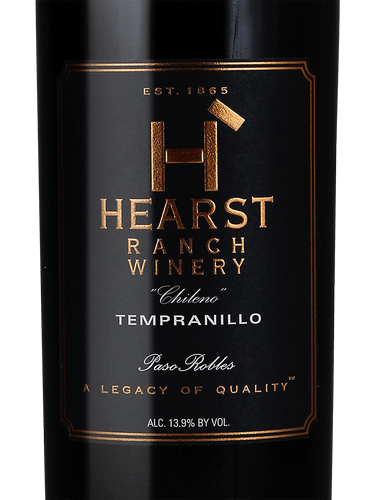 Hearst Ranch Tempranillo (Chileno) | Vivino US