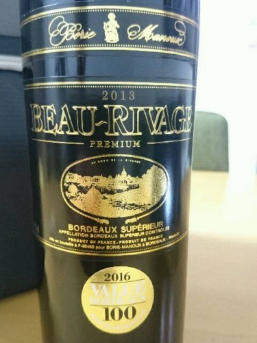 Beau-Rivage Premium Bordeaux Supérieur | Vivino US