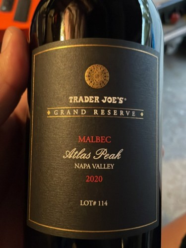 Trader Joe's Grand Reserve Lot #114 Malbec | Vivino US