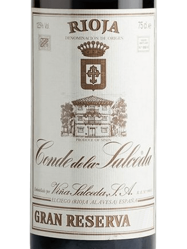 Viña Salceda Rioja Gran Reserva Conde De La Salceda | Vivino Australia