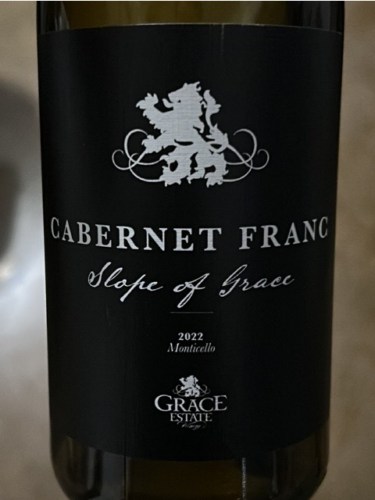 Grace Estate Winery Slope of Grace Cabernet Franc | Vivino US