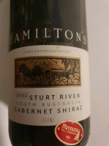 Hamilton's Ewell Sturt River Shiraz - Cabernet | Vivino Deutschland