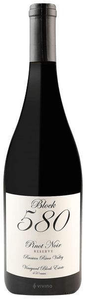 Vineyard Block Estate Block 580 Reserve Pinot Noir | Vivino US