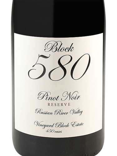 Vineyard Block Estate Block 580 Reserve Pinot Noir | Vivino US