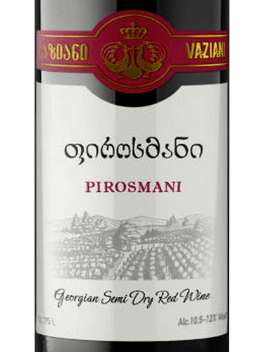 2019 Vaziani Пиросмани Красное Полусухое (Pirosmani Red Semi-Dry ...