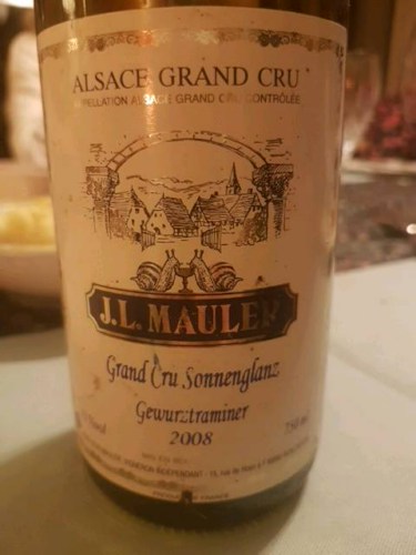 J.L. Mauler Gewürztraminer Alsace Grand Cru 'Sonnenglanz' | Vivino US
