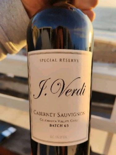 J.Verdi Special Reserve Batch 63 Cabernet Sauvignon | Vivino US