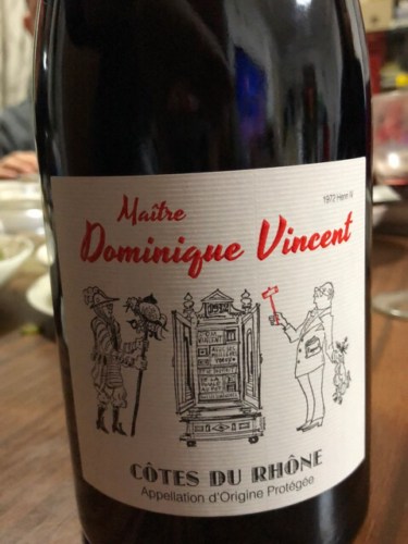 Maître Dominique Vincent Côtes-du-Rhône Rouge | Vivino 日本